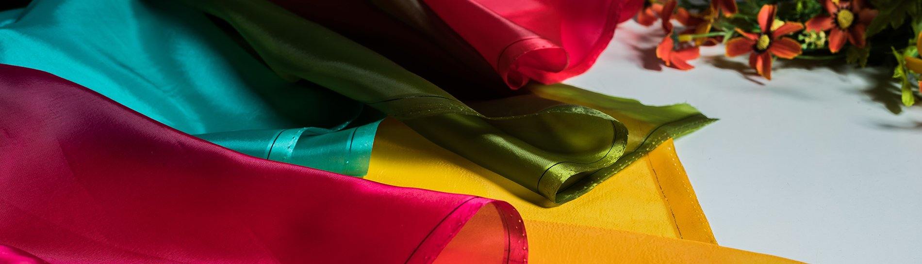 Buy Plain Organza Silk Fabric Cloth Material Online - Fabcurate