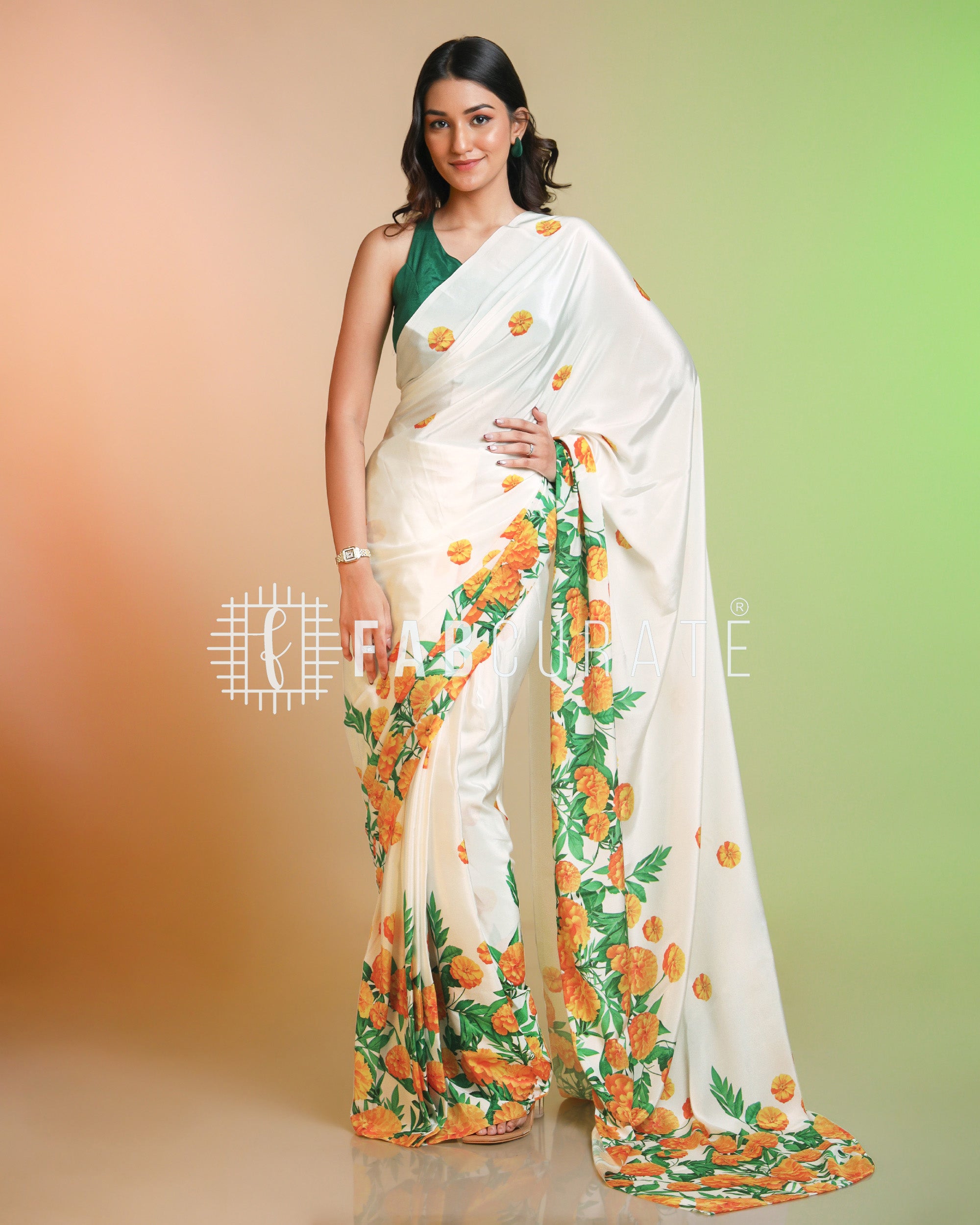Proud Indian Look - Tri-Color Saree | Celebrate Republic Day in Style ...