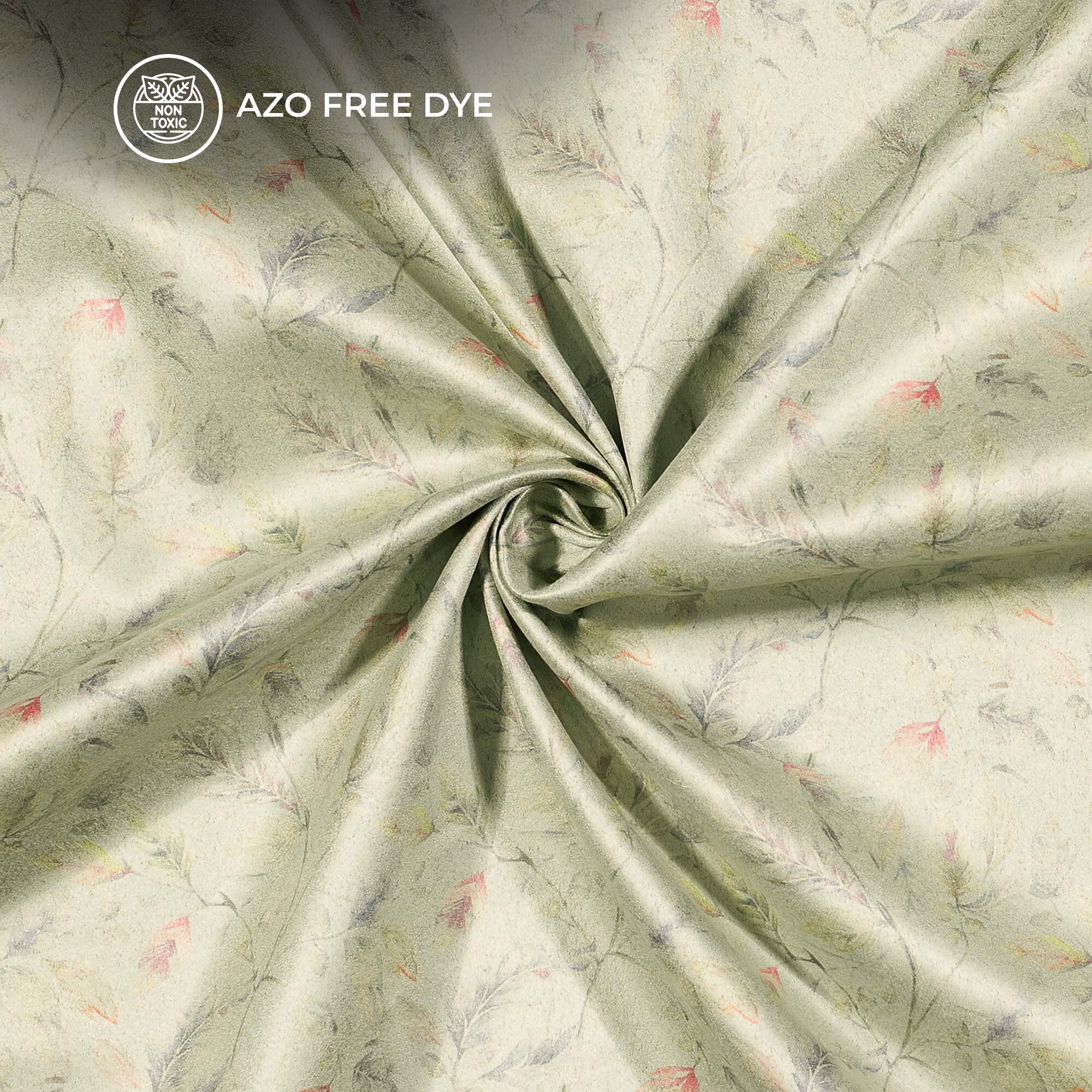 Vintage Floral Printed Deluxe Suede Fabric – Fabcurate